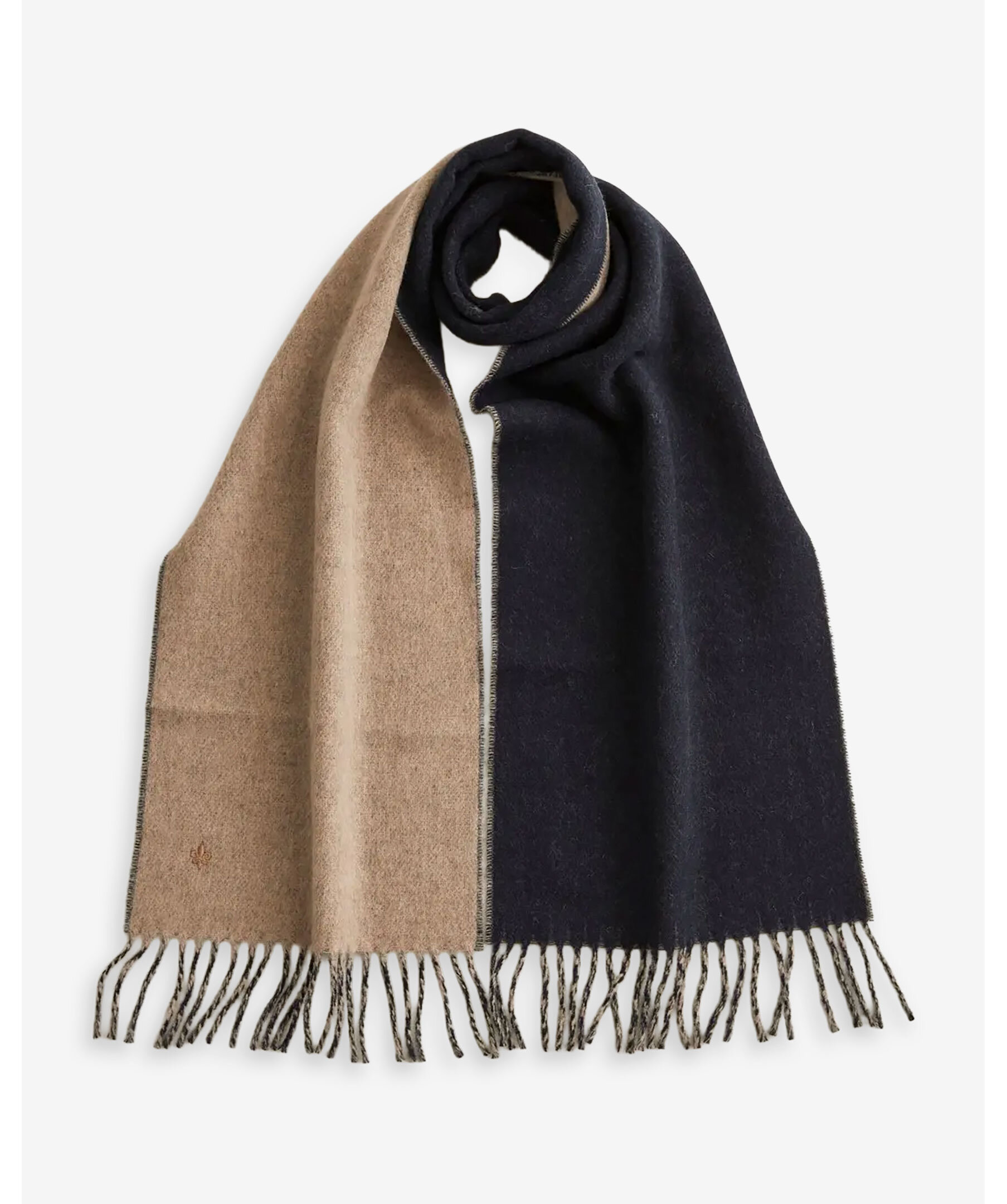 Handla Double Face Scarf, Navy hos Johnells.se | 010815-60