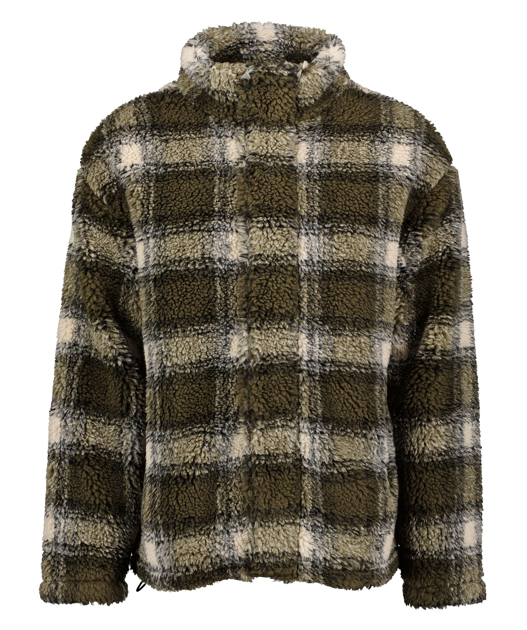 Handla Check Fleece Full Zip, Grön hos Johnells.se | 2068023-105