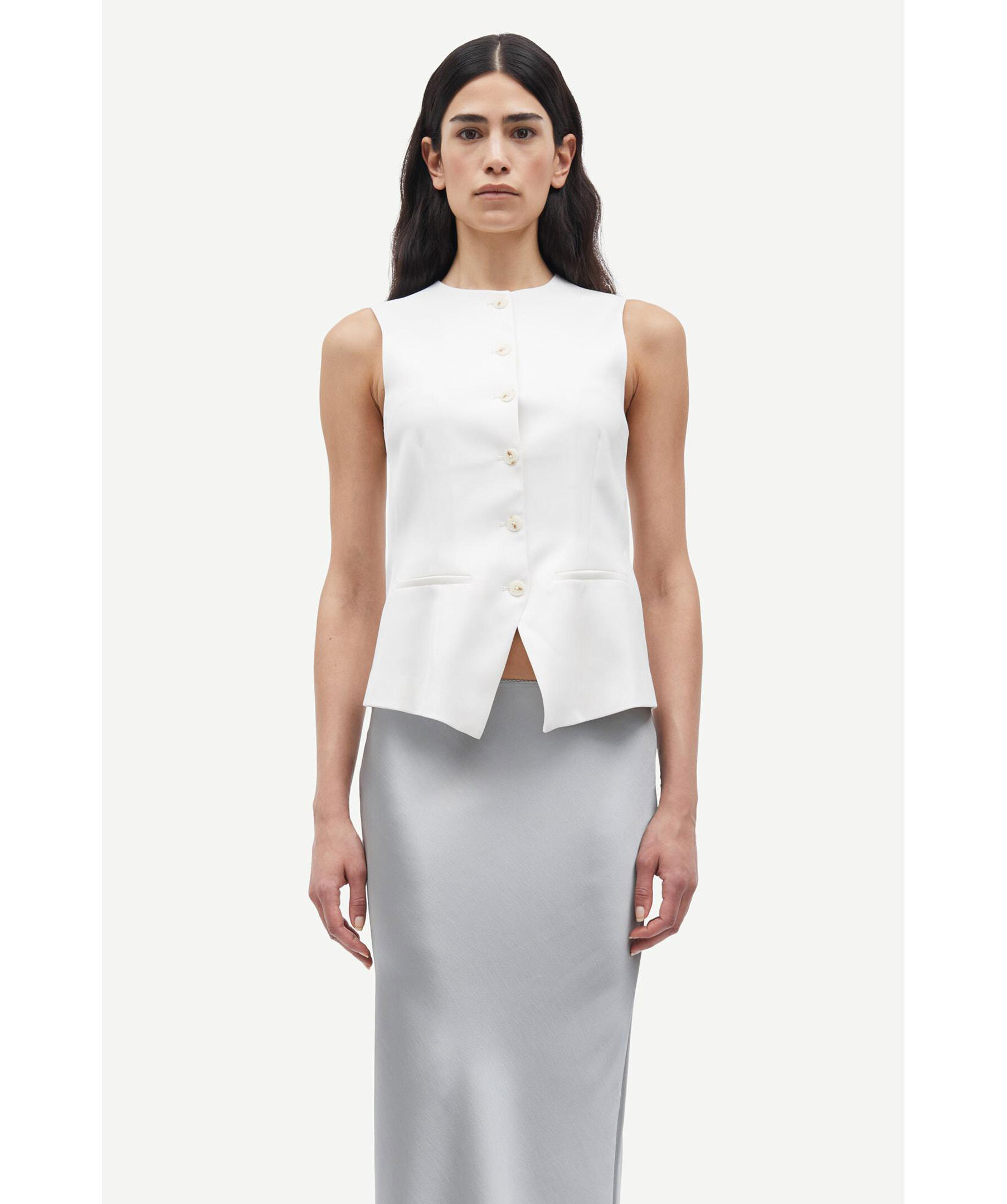 Handla Saruma Vest, Vit hos Johnells.se | F25100037-110103TCX