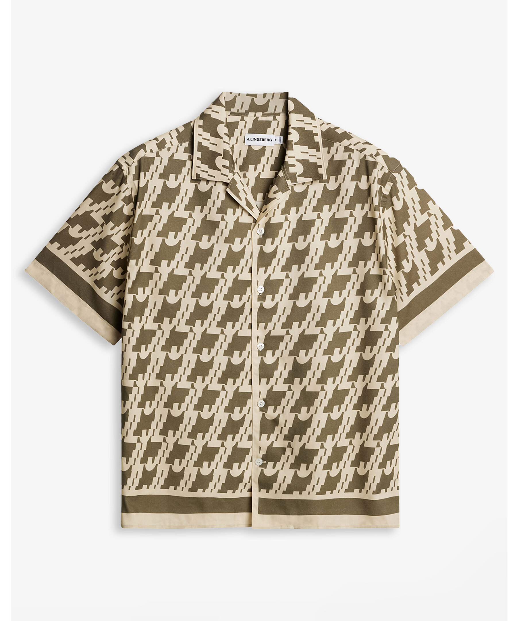 Handla Ellis Border Resort Shirt, Grön hos Johnells.se | FMST15638-M573